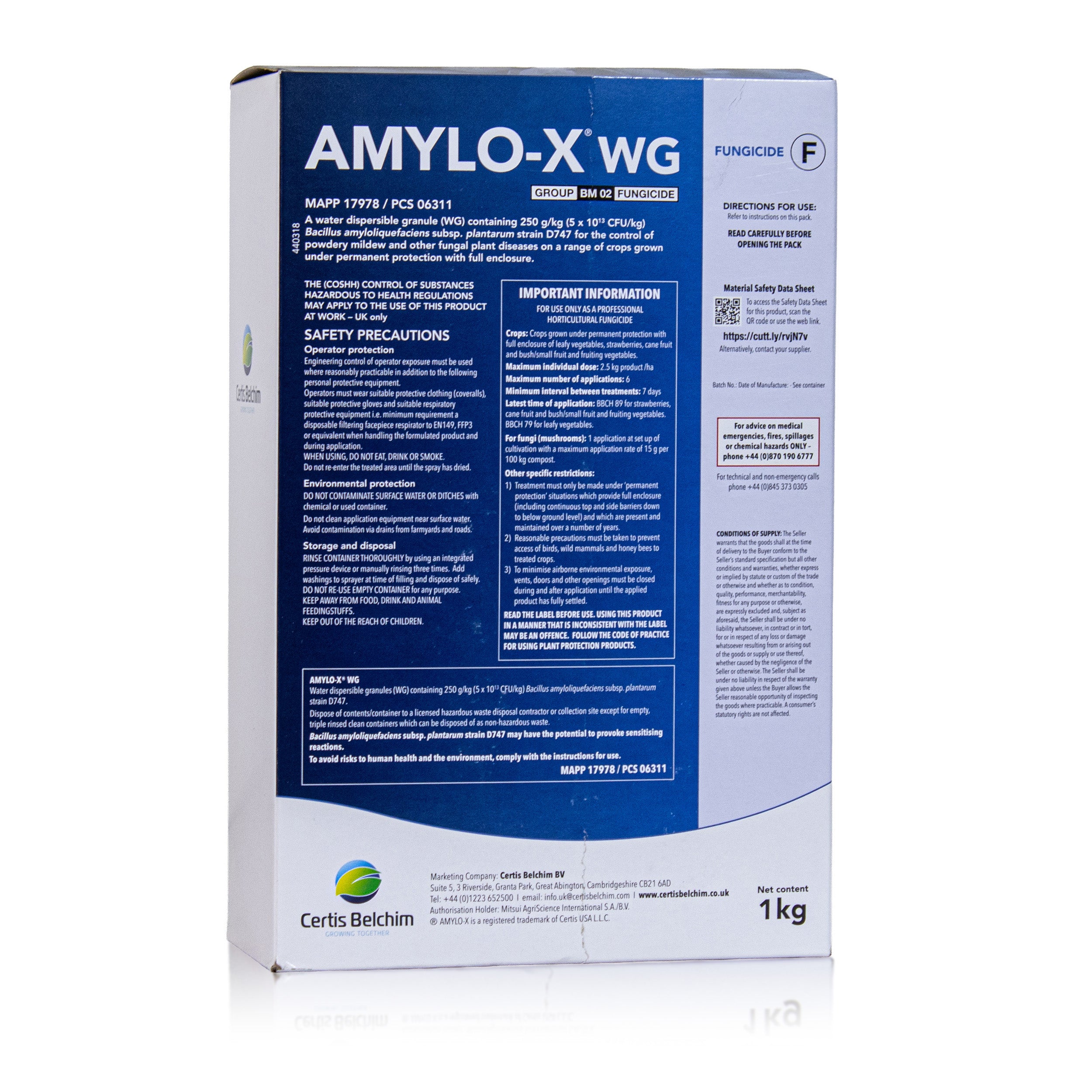 Amylo-X (1kg) | Biological Protectant Fungicide | ProGreen
