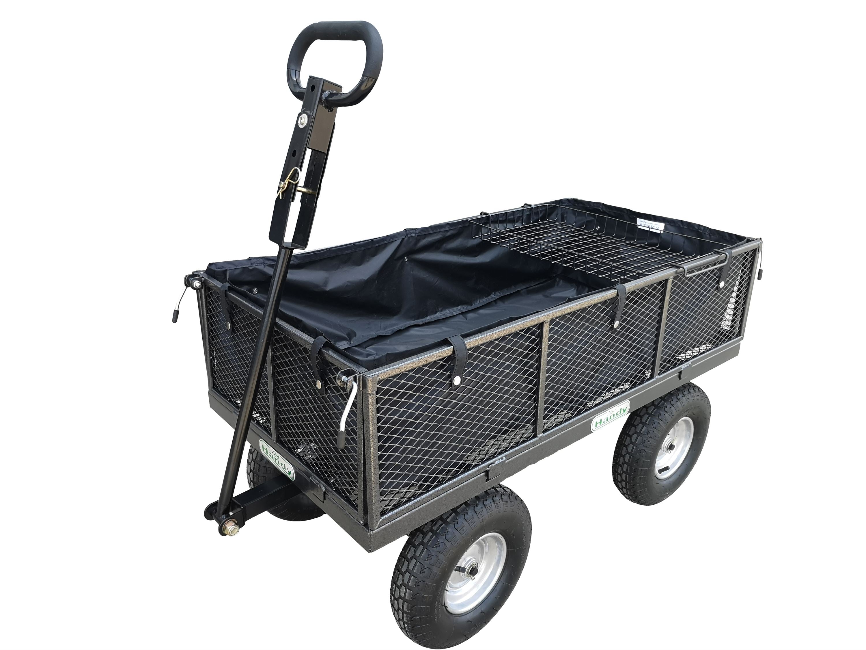 The Handy 400kg (880lb) Garden Trolley with Liner and Tool Tray – ProGreen