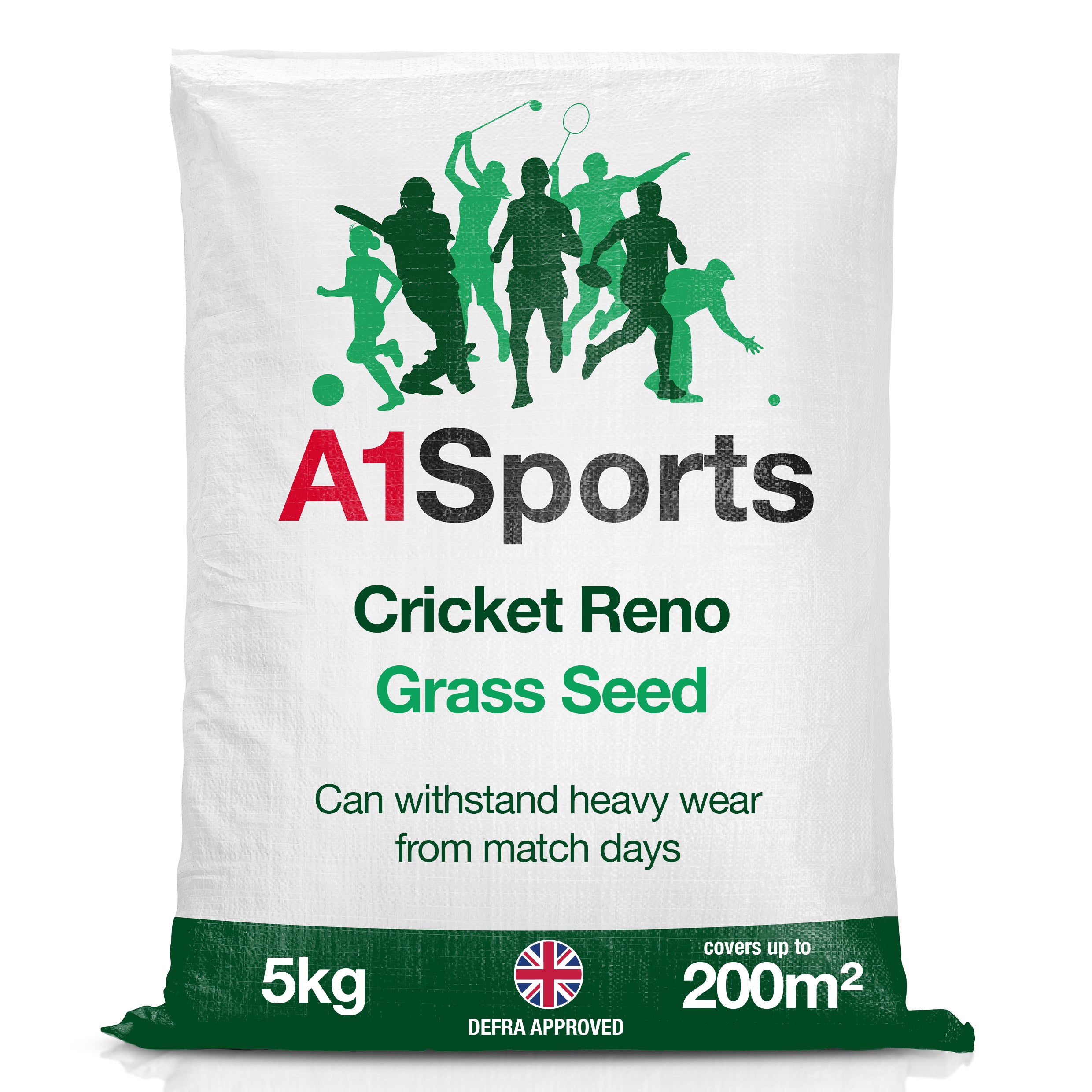A1 Sports - Cricket Reno Grass Seed 5kg | Fast Results | ProGreen