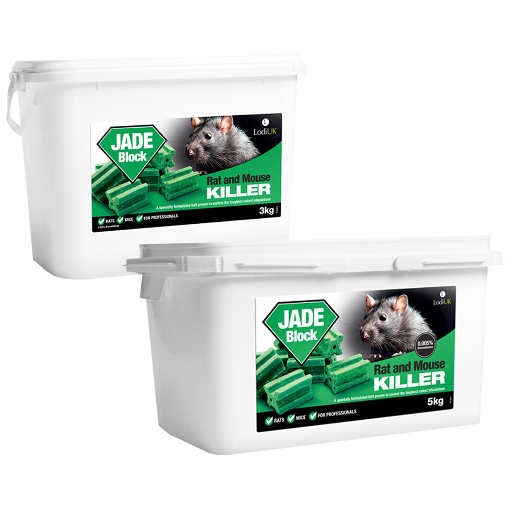 Jade Wax Rat Bait Blocks | Professional Rodenticide | ProGreen