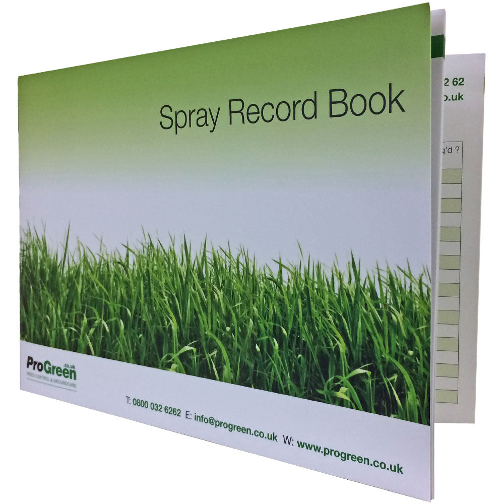 Chemical Spray Record Book | Pesticide Application – ProGreen